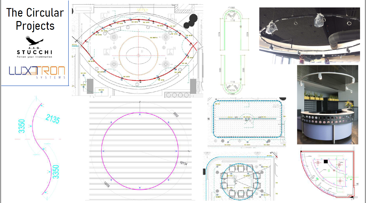 Circular Lighting Track Systems - Luxtron Systems